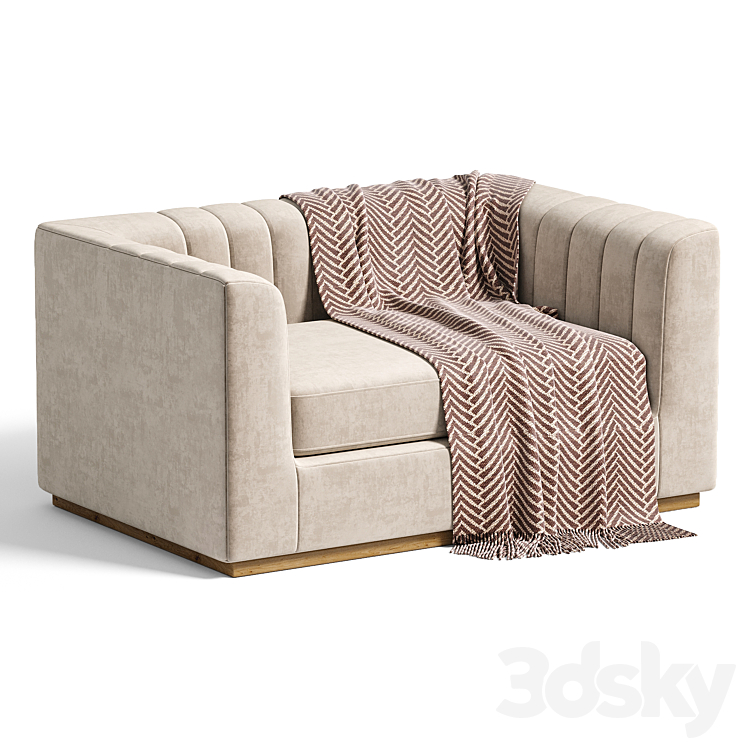 Alec Chair - Arm chair - 3D model