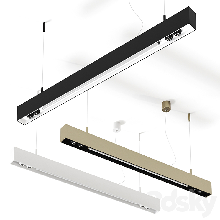 Modular Lighting Instruments SLD50 Pendant light - Pendant light - 3D model