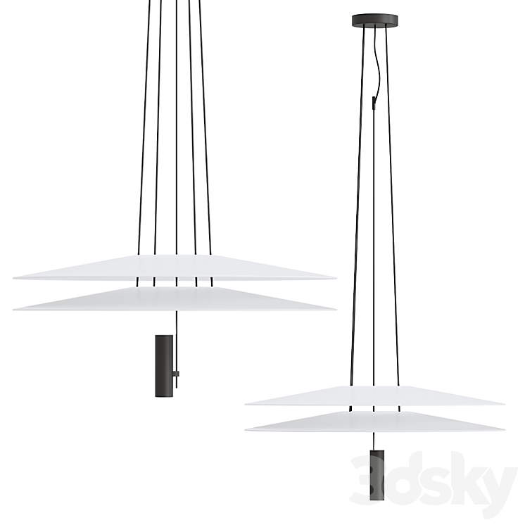Pendant lamp Vibia Flamingo 1510 - Pendant light - 3D model