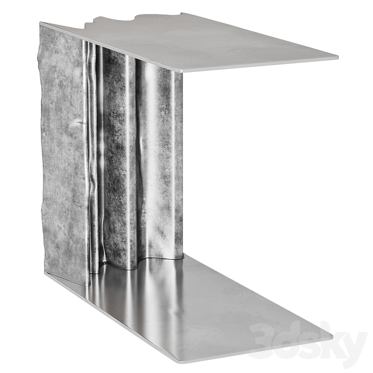 Olivya Stone Willowby Side Table - Table - 3D model