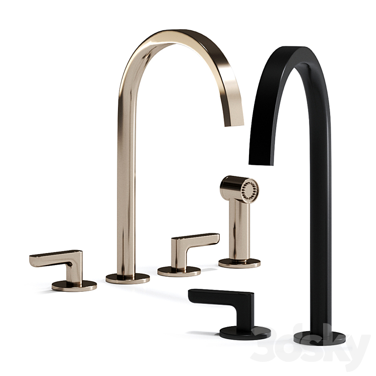 Icona Deco Sink mixer by Fantini - Faucet - 3D model