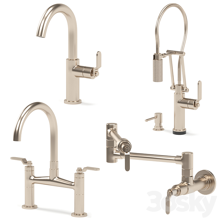 BRIZO kitchen faucets collection - Faucet - 3D model