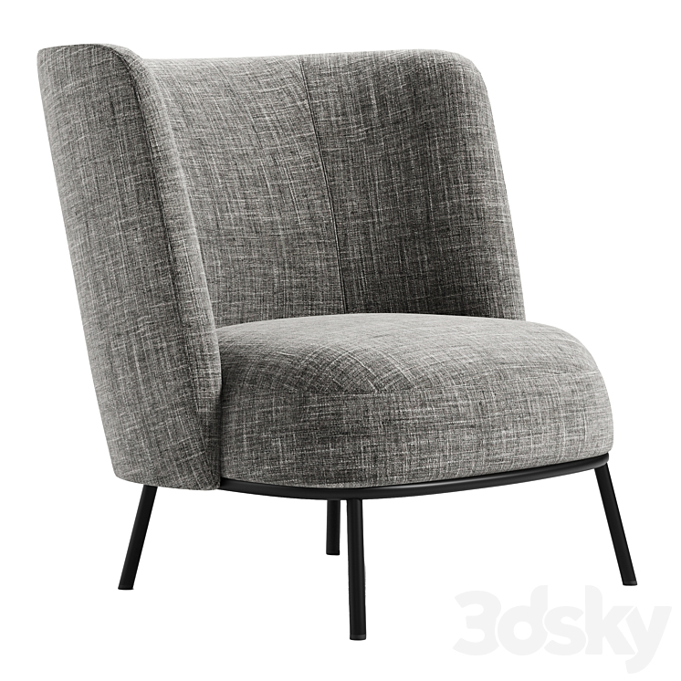 Shift High Armchair By Offecct - Arm chair - 3D model