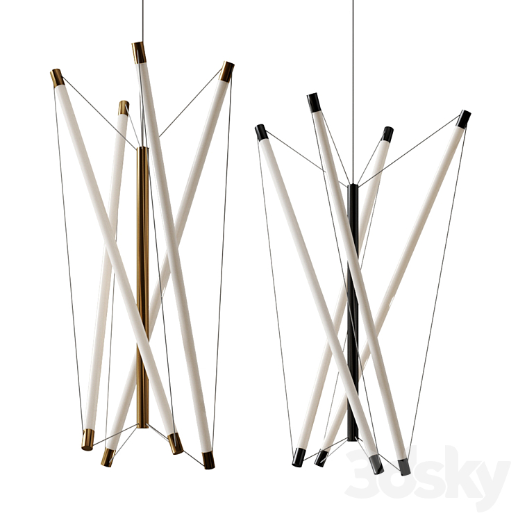 Light Structure T4 chandelier pendant lamp by Archxx - Pendant light ...