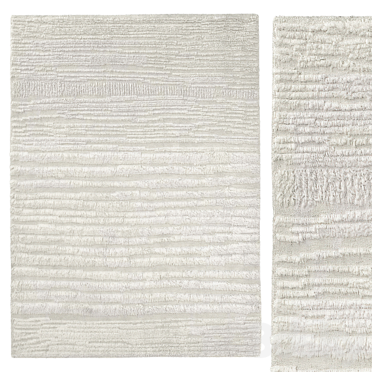 Alya Wool Rug - Carpets - 3D model