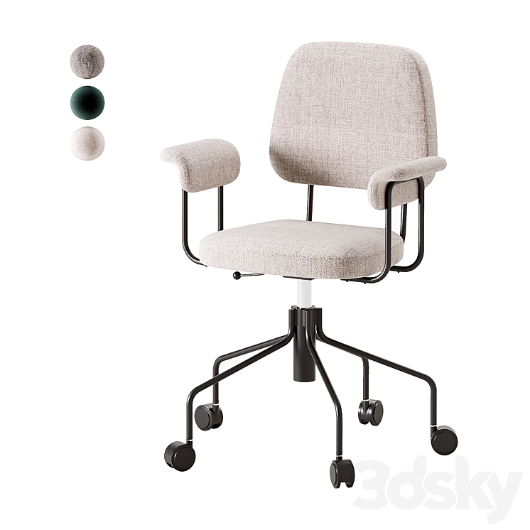 Cash Swivel Office Chair - Chair - 3D model