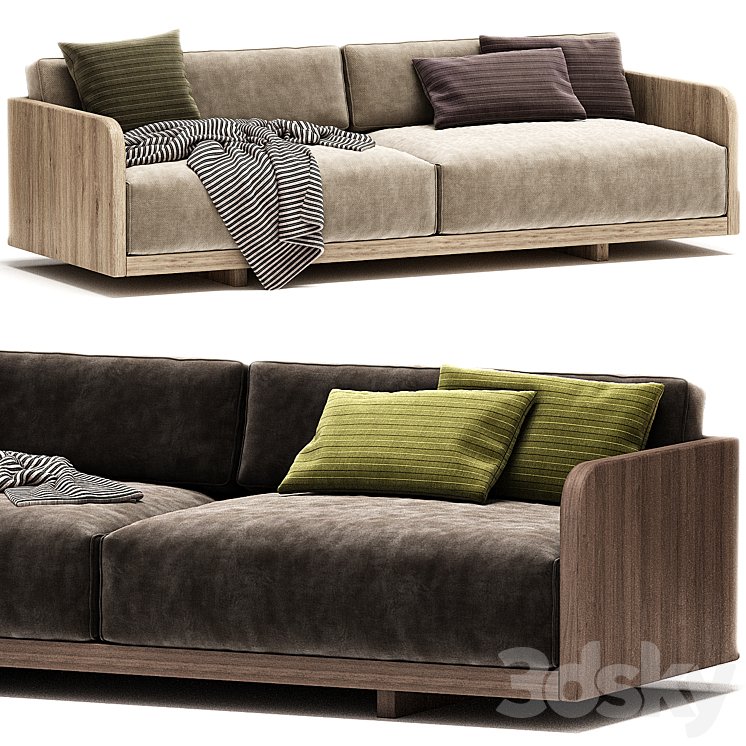 Carter Sofa - Sofa - 3D model