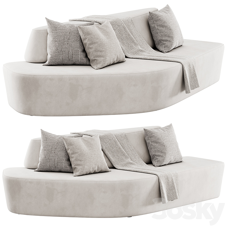Polar Sofa by Tacchini - Sofa - 3D model