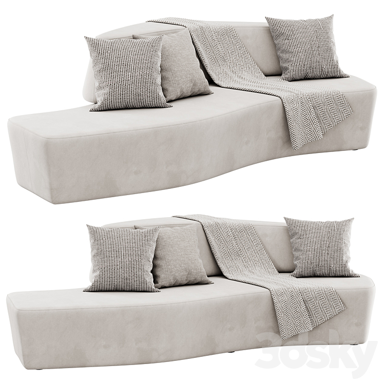 Polar Sofa by Tacchini - Sofa - 3D model