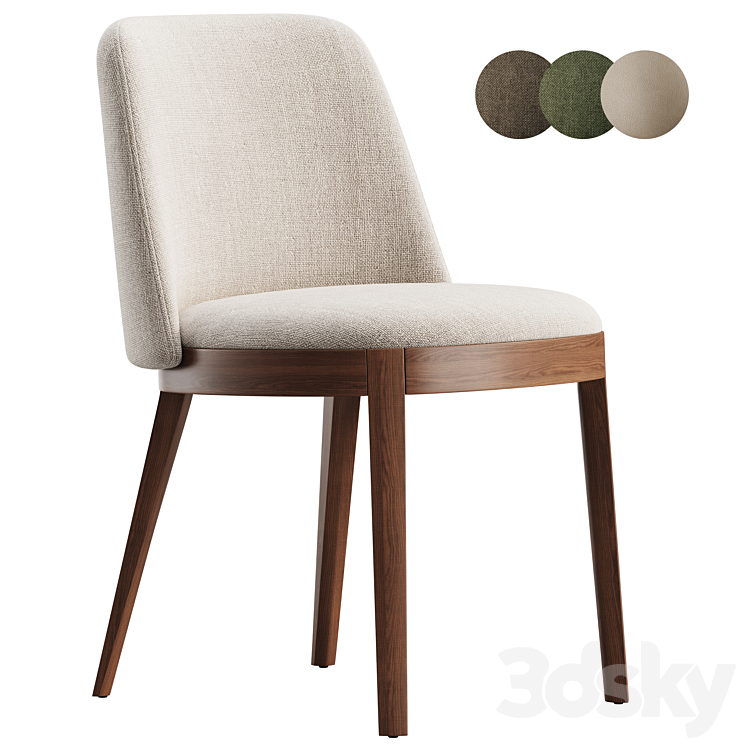 Adel Chair by Calligaris - Chair - 3D model