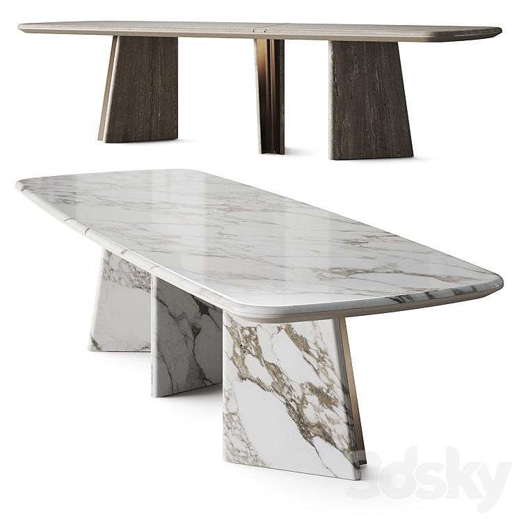 Longhi Mouth Dining Table - Table - 3D model