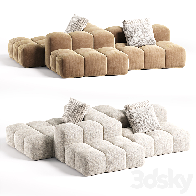 Modular Sofa Futura XL - Sofa - 3D model
