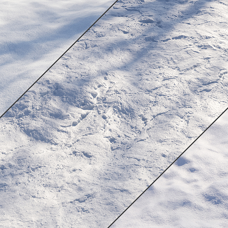Seamless Snow PBR Materials - Miscellaneous - 3D model