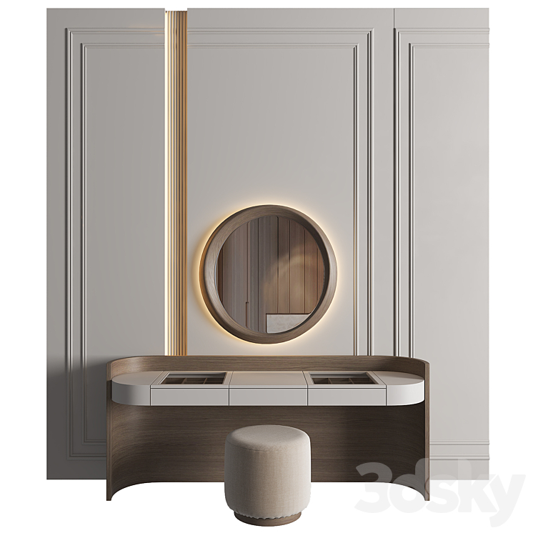 Dressing Table 03 - Dressing table - 3D model