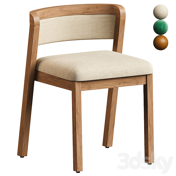 VENUS Fabric chair - Chair - 3D model
