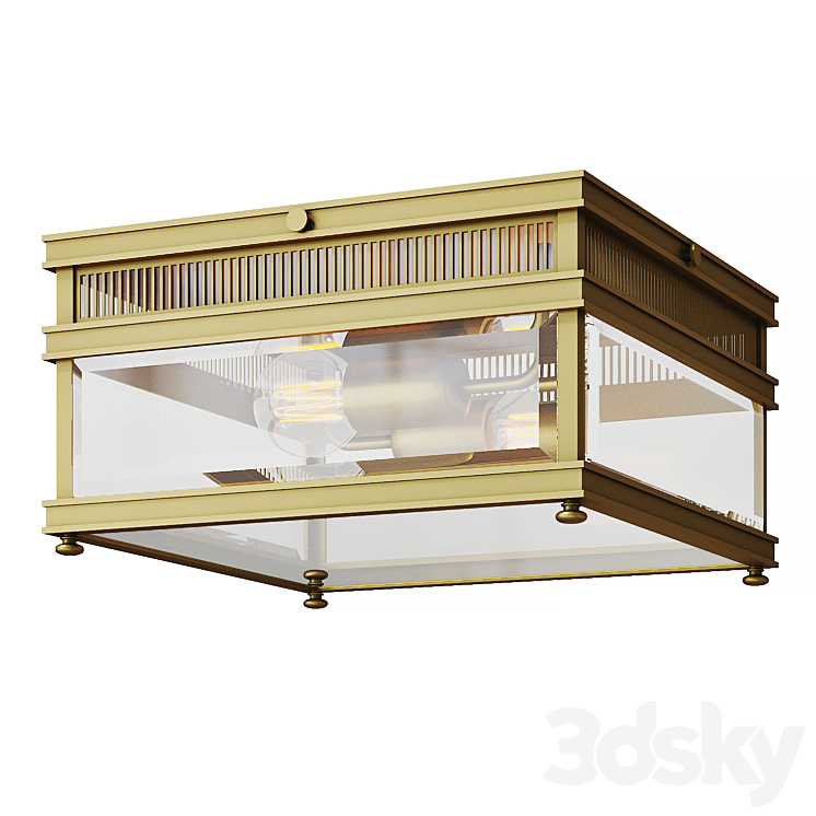 Elstead Lighting HOLBORN Ceiling Light - Ceiling lamp - 3D model