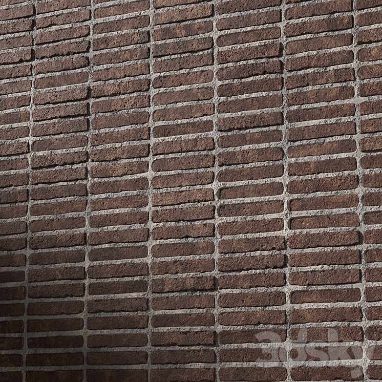 Brick Material 12 - Stone - 3D model