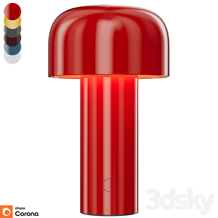 Flos Bellhop Portable Table Lamp - Table lamp - 3D model