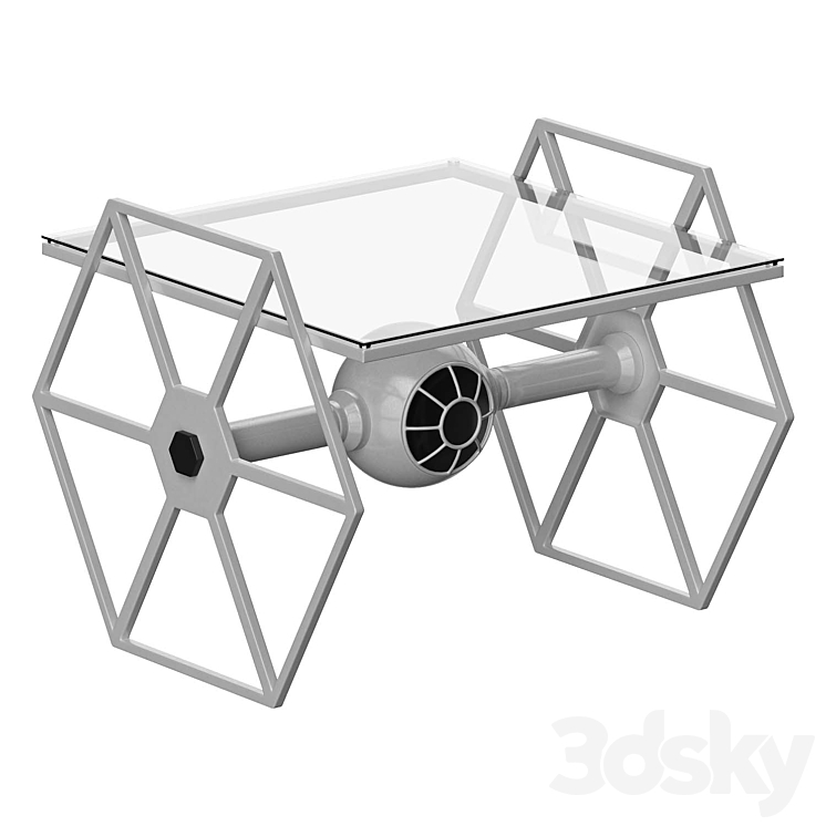 Star Wars TIE Fighter Desk 01 - Table - 3D model