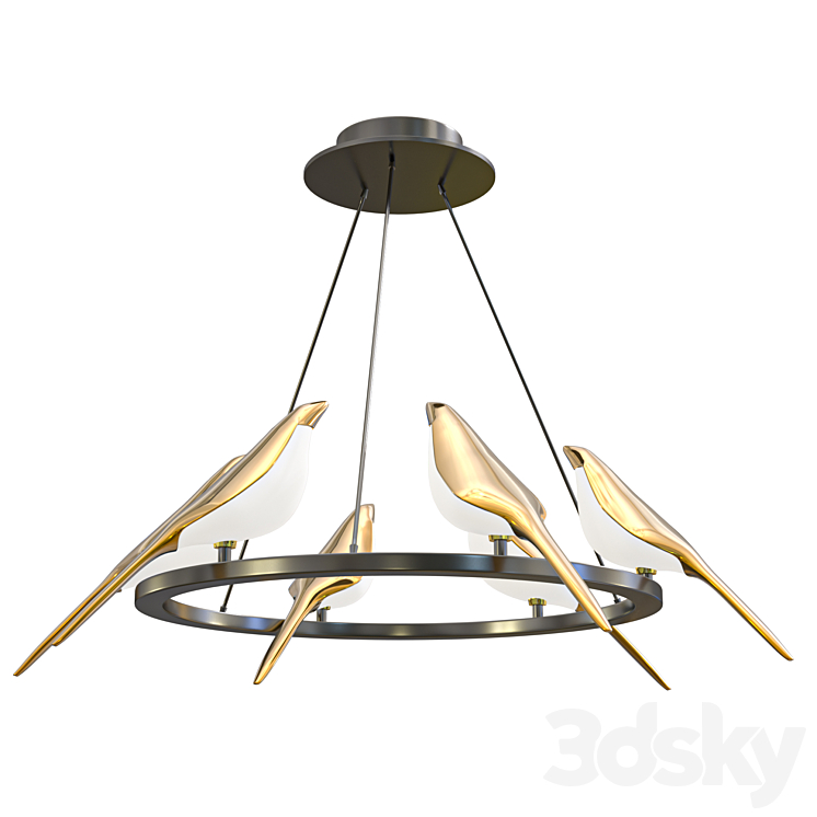 bird lighting - Pendant light - 3D model