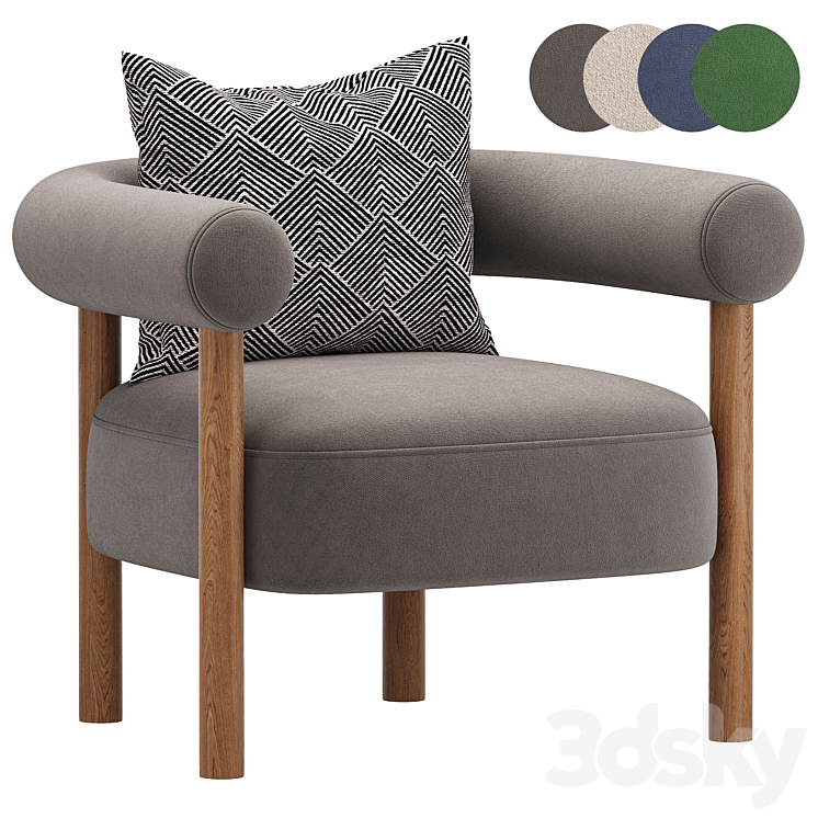 Lagos Armchair - Arm chair - 3D model