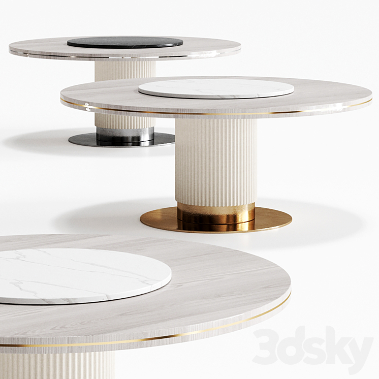 Cocoon by CPRN HOMOOD Dinning table - Table - 3D model