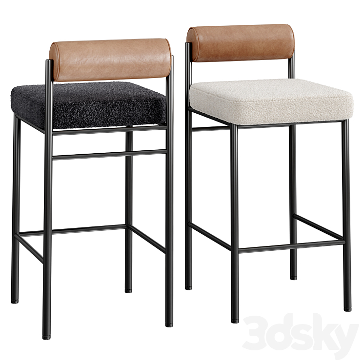 Bar stool Balla Stool Group - Chair - 3D model