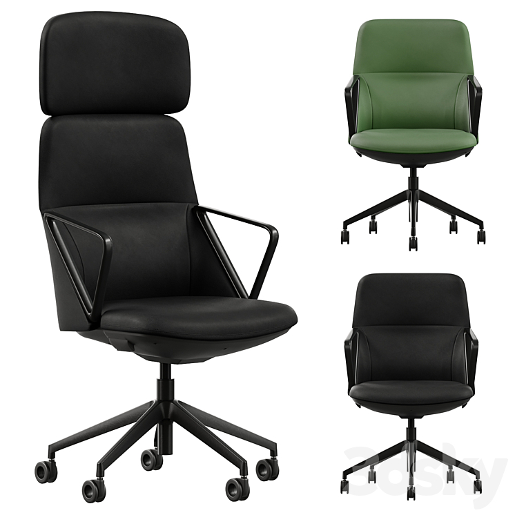 GLAM chair by HENGLIN - Office furniture - 3D model