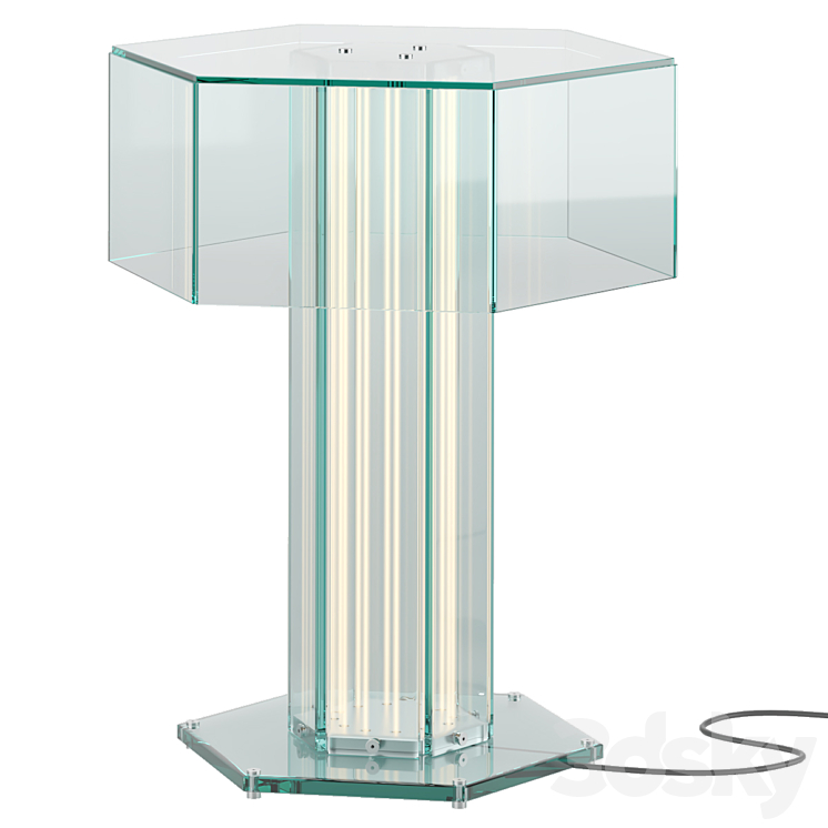 Flos SuperWire T - Table lamp - 3D model