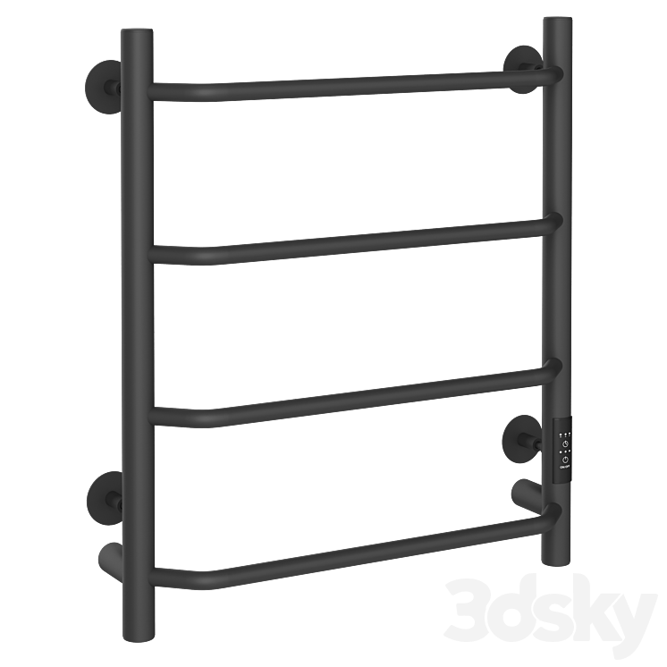 OM Electric heated towel rail EWRIKA Safo FT 60x50, graphite - Towel ...