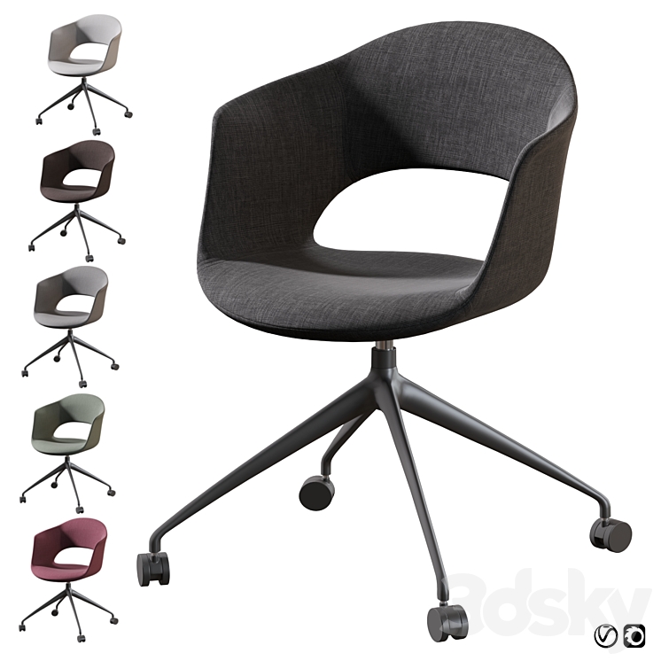 Office Chair | Lady b Pop - Office furniture - 3D model