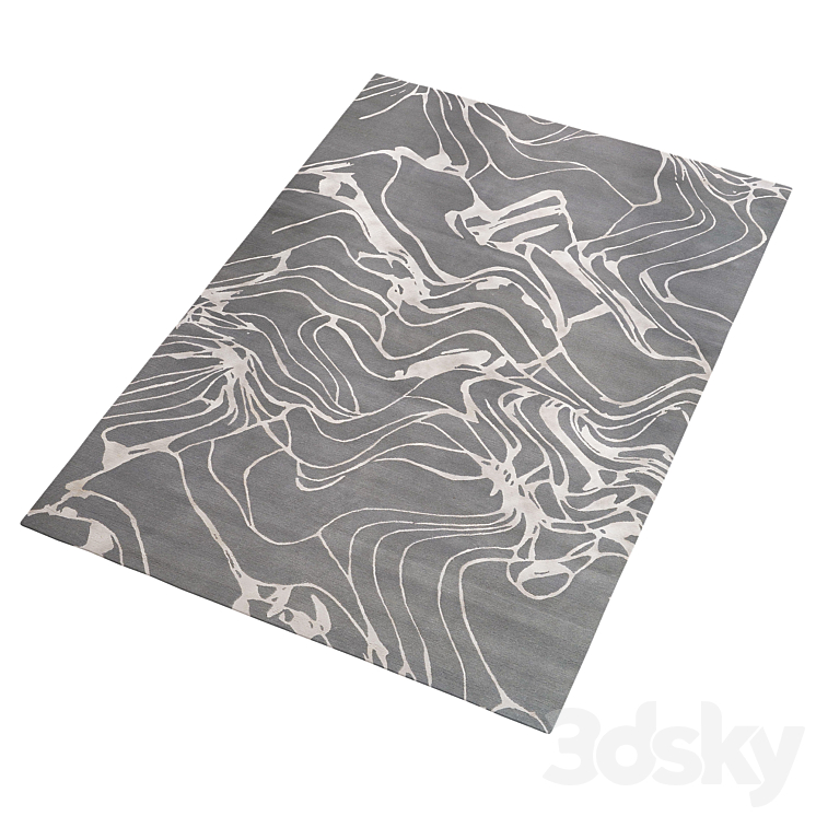 Flow Ice Rug - Carpets - 3D model