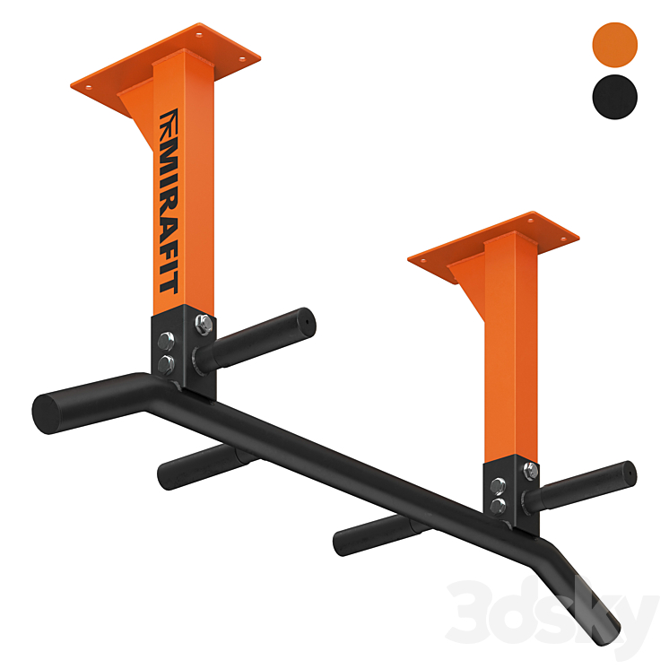 Mirafit M1 Ceiling Pull Up Bar - Sports - 3D model