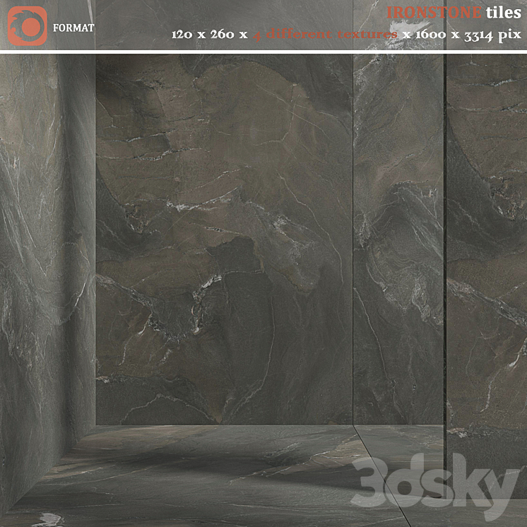 IRONSTONE tiles - Tile - 3D model