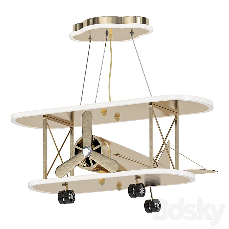 Airplane Acrylic - Pendant light - 3D model