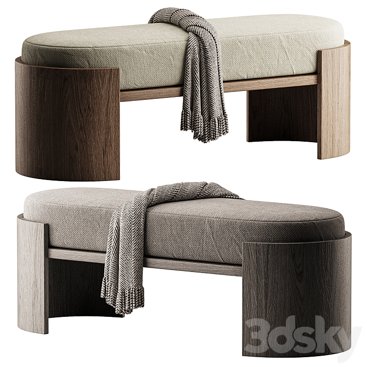 Parla Hug Bench - Other soft seating - 3D model