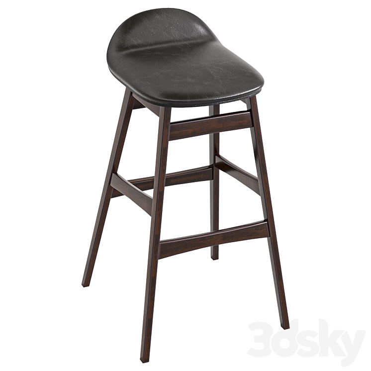 humble crew stool - Chair - 3D model