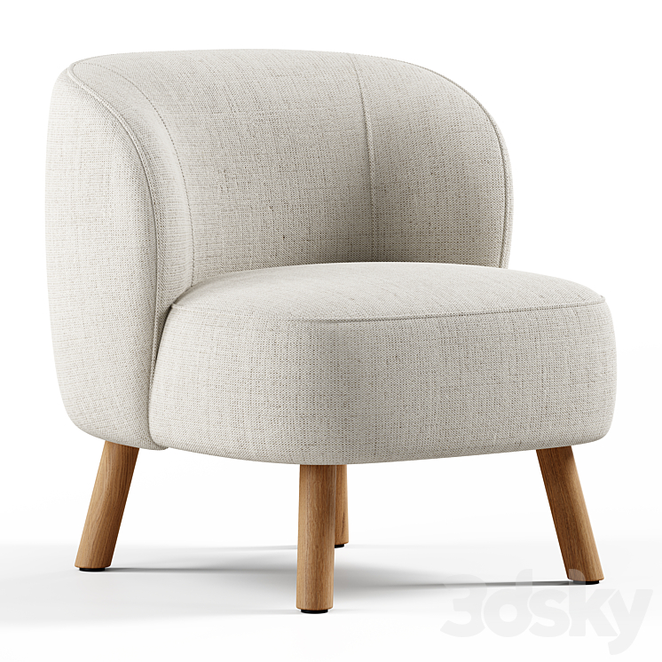 Kave Home - Ulit armchair - Arm chair - 3D model