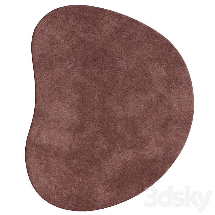 Puddle 02 Area Rug - Carpets - 3D model