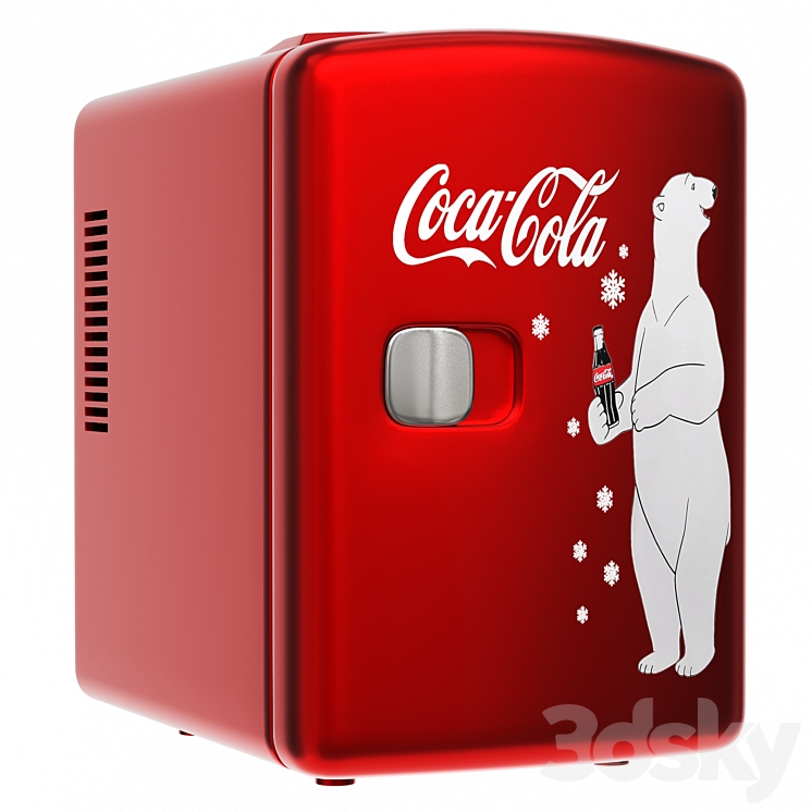 Coca Cola Polar Bear Mini Fridge Compact and Cute Refrigerator ...