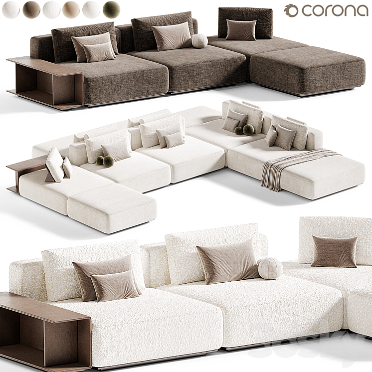 Westside Sofa Modular Poliform - Sofa - 3D model