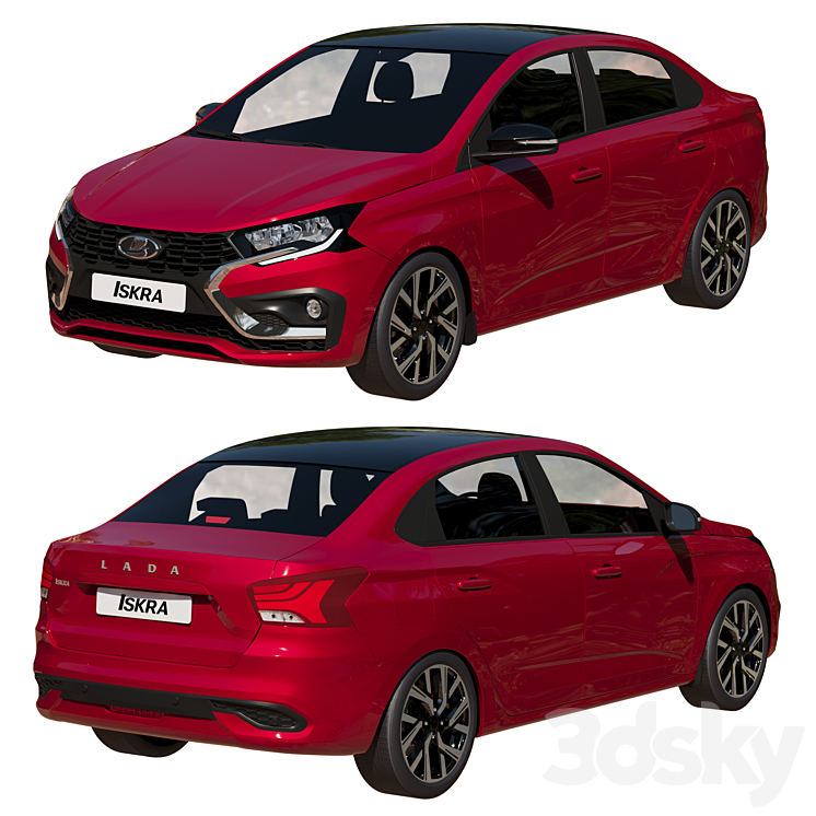 Lada Iskra 2025 - Ground Transport - 3D model