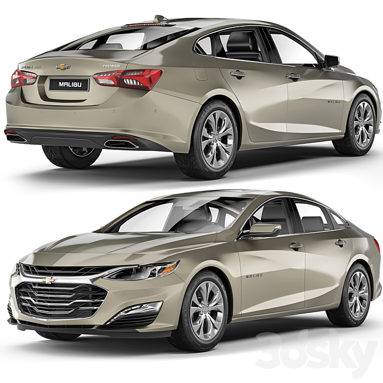 Chevrolet Malibu Premier 2019 - Ground Transport - 3D model