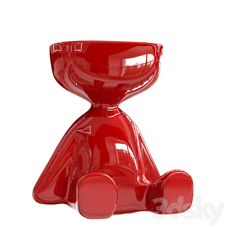 Teddy Table - Sculpture - 3D model