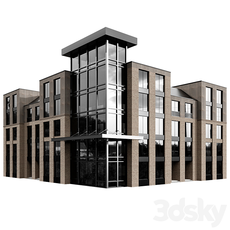 RESIDENTIAL BUILDING NO.132 - Building - 3D model