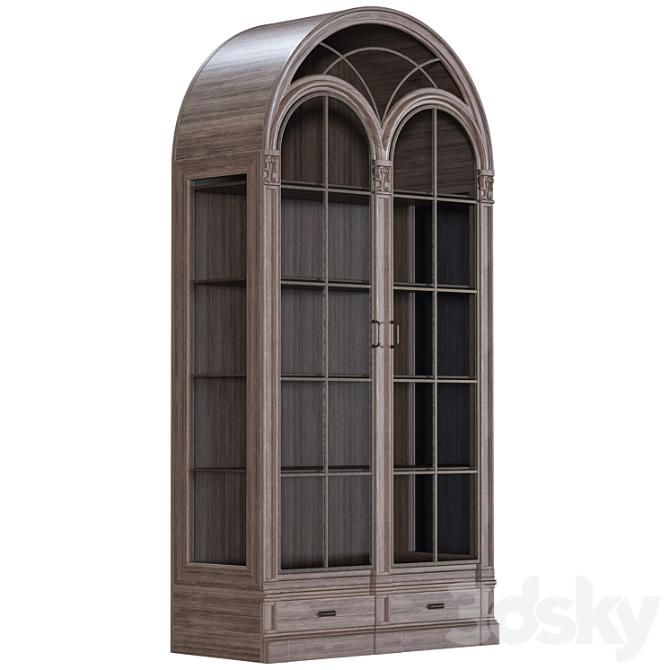 Arch Salvage Gwynn Curio China Parch - ART Furniture - Wardrobe ...