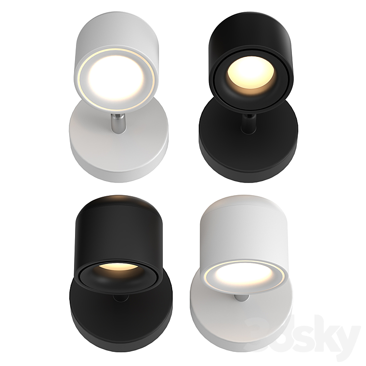 Spot Sila 2 - Wall light - 3D model