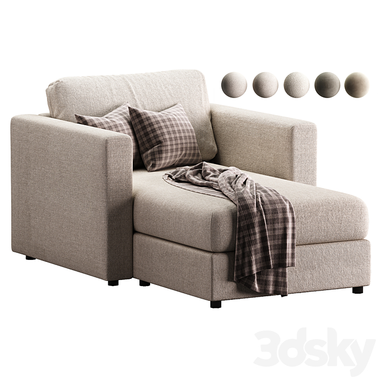 FINNALA factory Chaise - Arm chair - 3D model