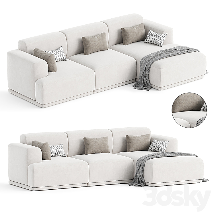 Connect Soft Modular Sofa - Sofa - 3D model