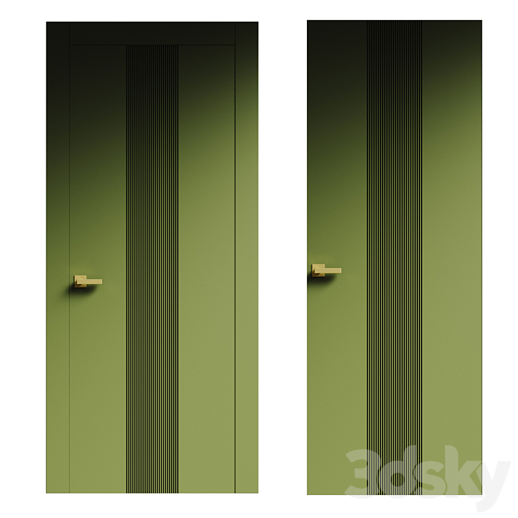 Interior doors Linea - Doors - 3D model